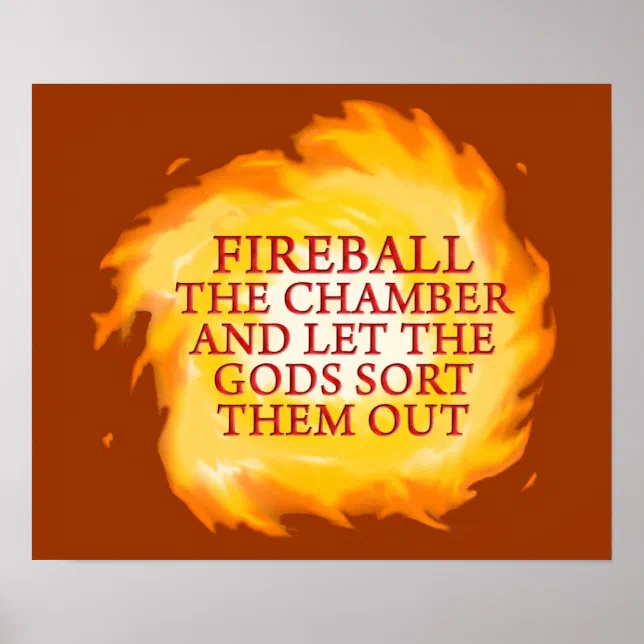 Fireball the Chamber Poster | Zazzle