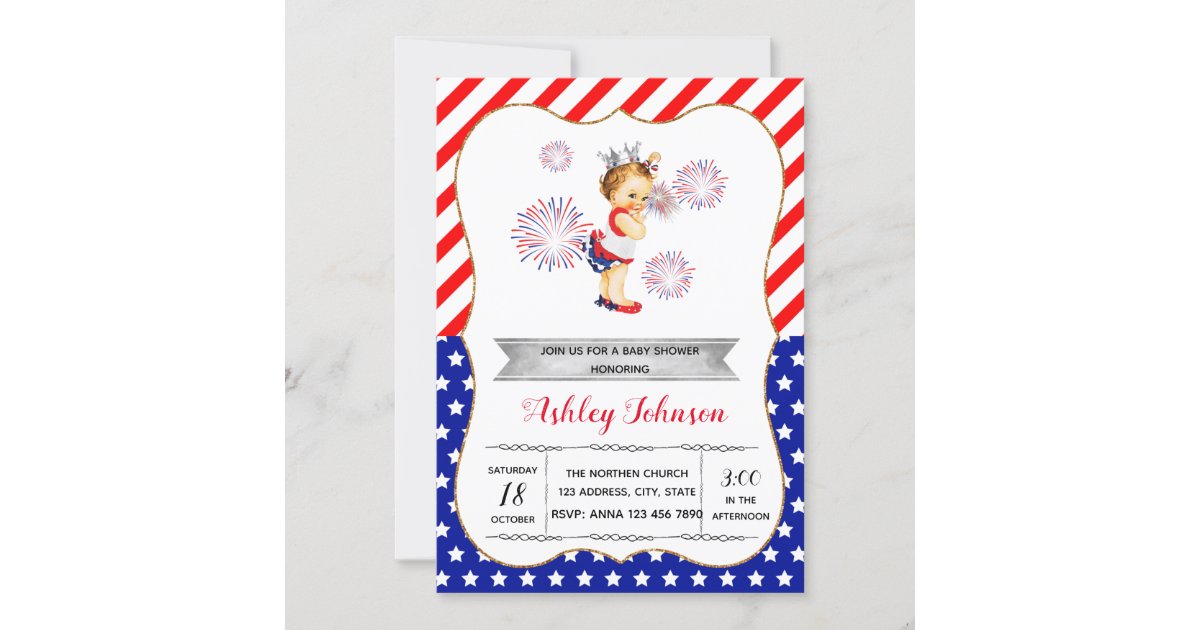 Firecracker baby shower invitation | Zazzle