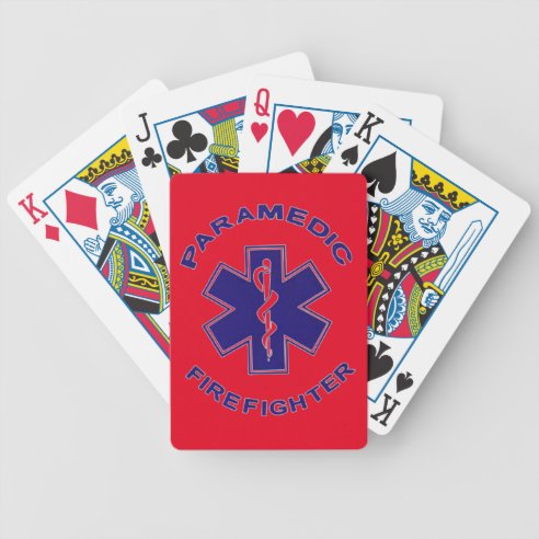 Firefighter Playing Cards | Zazzle UK