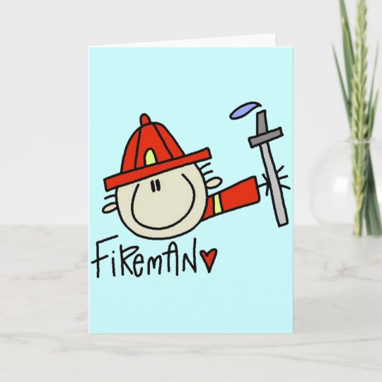 Fireman Card | Zazzle.co.uk