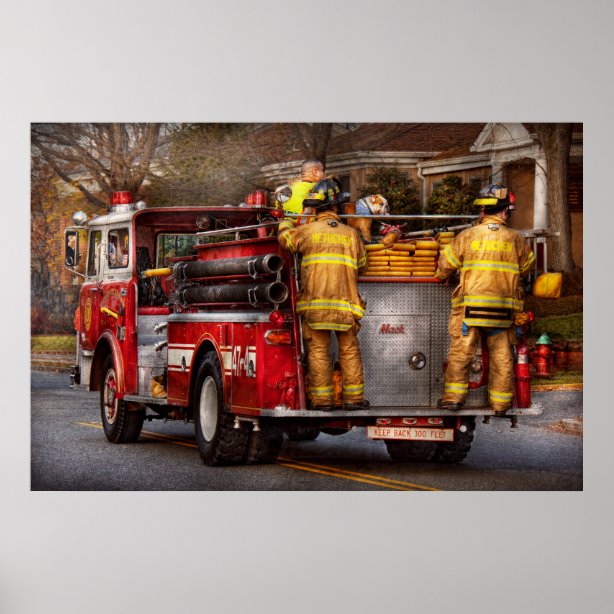 Fireman Posters & Prints | Zazzle UK