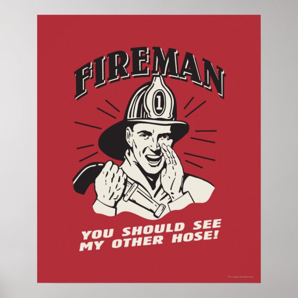 Fireman Posters & Prints | Zazzle UK