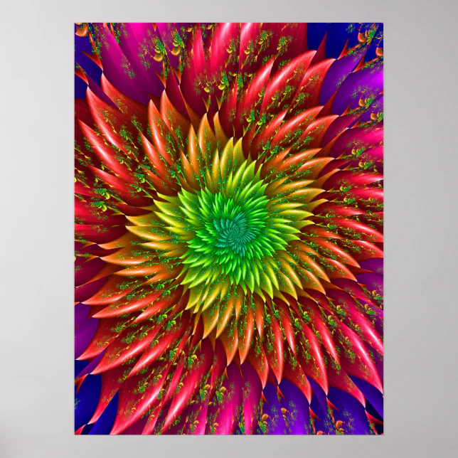 Firework Artwork Poster | Zazzle