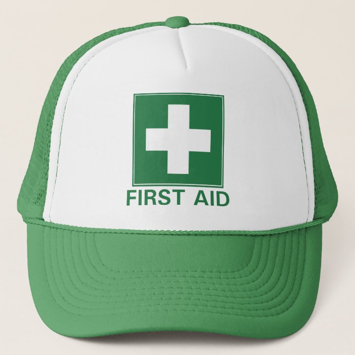 First Aid Trucker Hat | Zazzle.co.uk