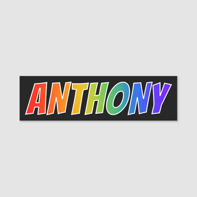 anthony name tag