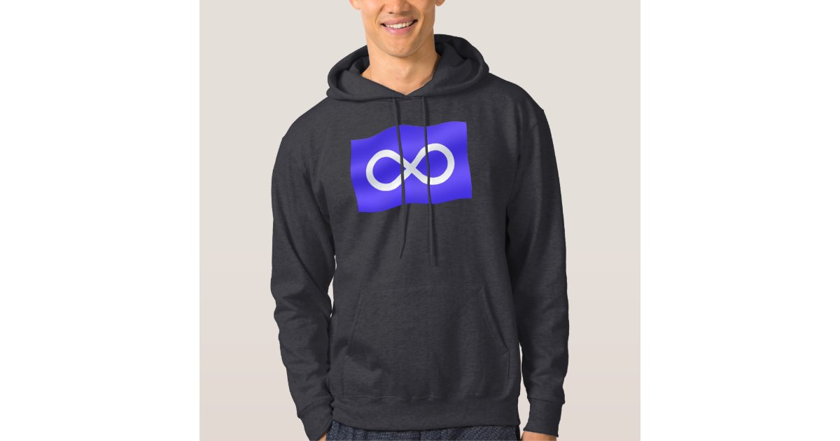 First Nation Hoodies Metis Flag Mens Womens Hoodie | Zazzle