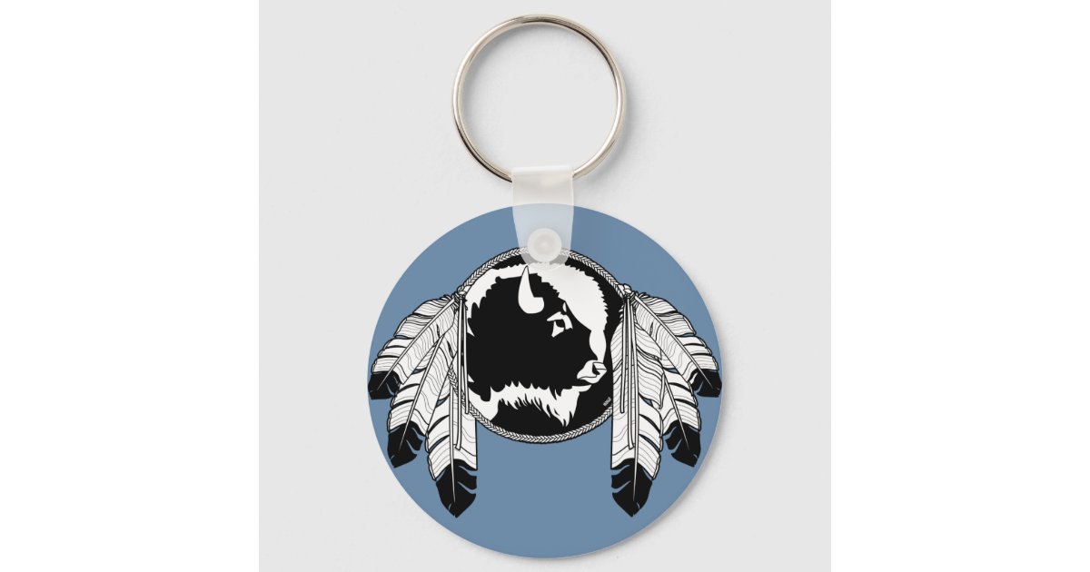 First Nations Keychain Wildlife Art Gifts Keepsake | Zazzle
