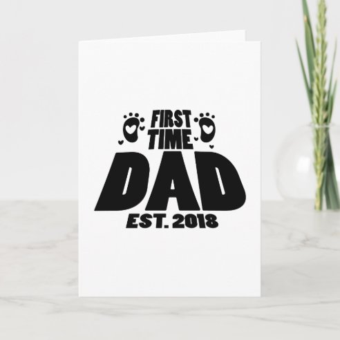 First Time Dad Cards | Zazzle UK