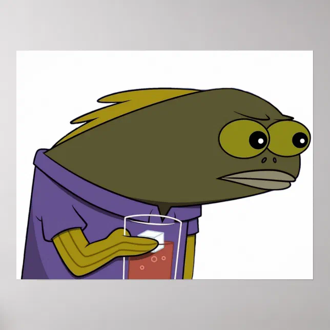 Fish MEME Poster | Zazzle