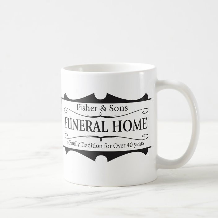 Fisher & Sons Funeral Home Coffee Mug | Zazzle.co.uk