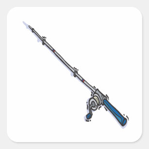 Fishing Rod Stickers & Labels | Zazzle UK
