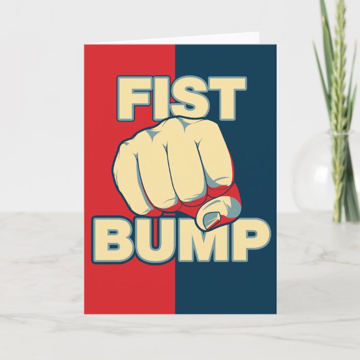 Fist Bump Card | Zazzle.co.uk