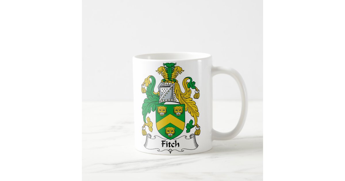 Fitch Family Crest Coffee Mug | Zazzle