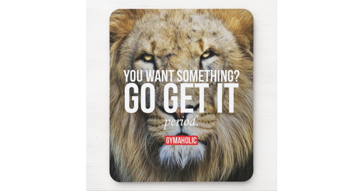 Fitness Workout Gym Motivation Mouse Mat | Zazzle