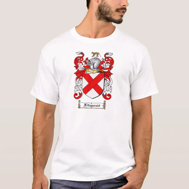 FITZGERALD FAMILY CREST - FITZGERALD COAT OF ARMS T-Shirt | Zazzle