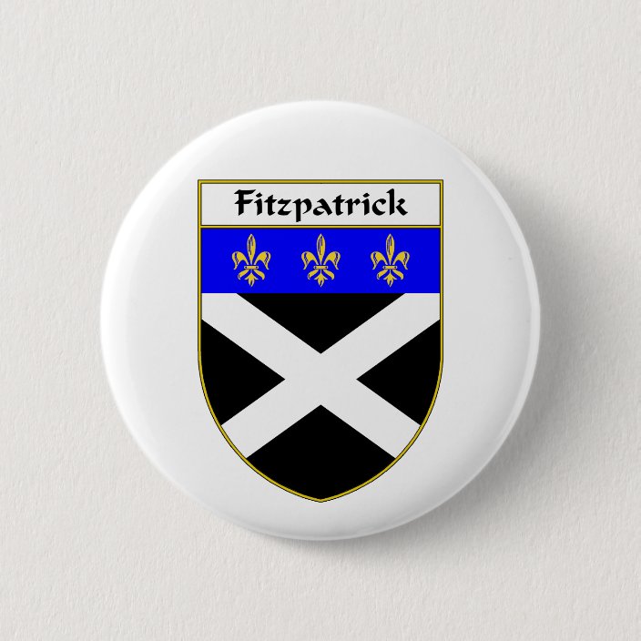 Fitzpatrick Coat of Arms/Family Crest 6 Cm Round Badge | Zazzle