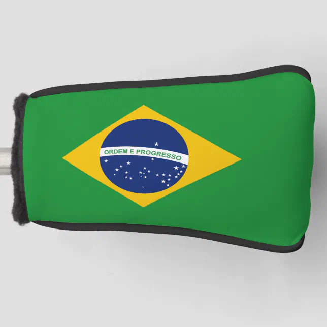Flag of Brazil Bandeira do Brasil Golf Head Cover | Zazzle