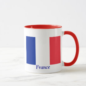 France Flag Coffee & Travel Mugs | Zazzle UK