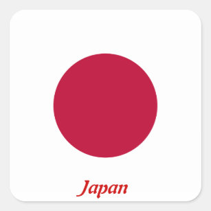 Japan Flag Stickers & Labels | Zazzle UK