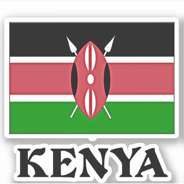 Kenya Stickers & Labels | Zazzle UK