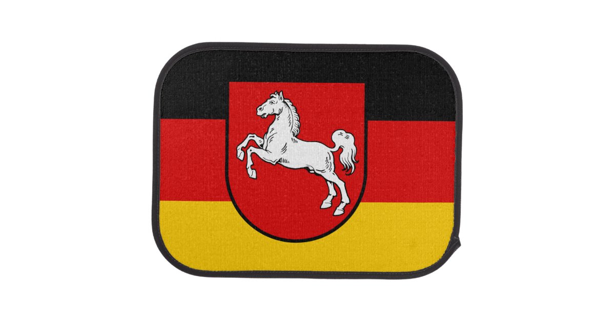 Flag of Lower Saxony Car Mat | Zazzle