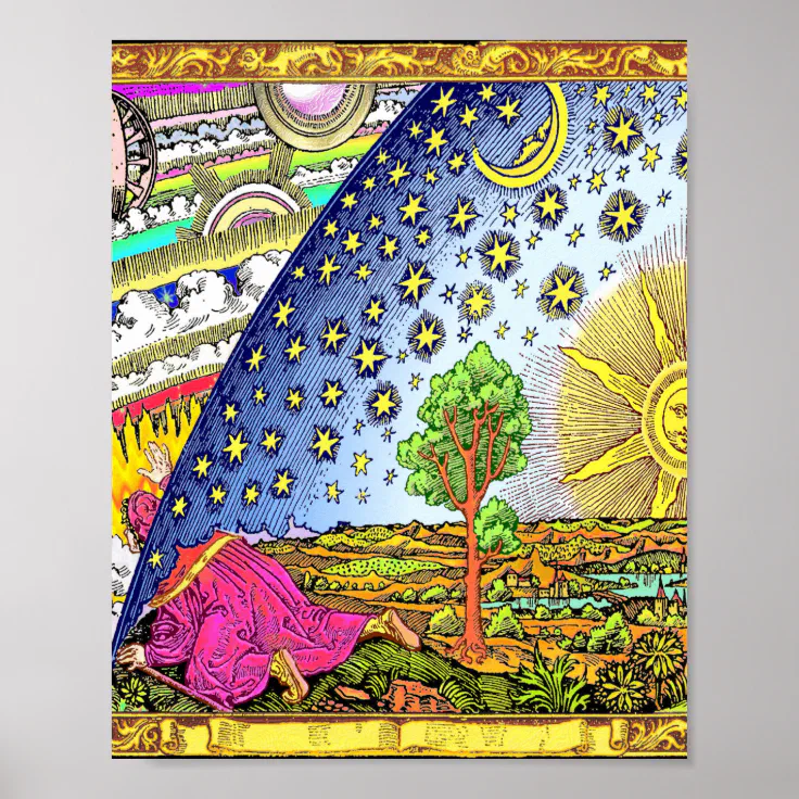 Flammarion Engraving Poster | Zazzle