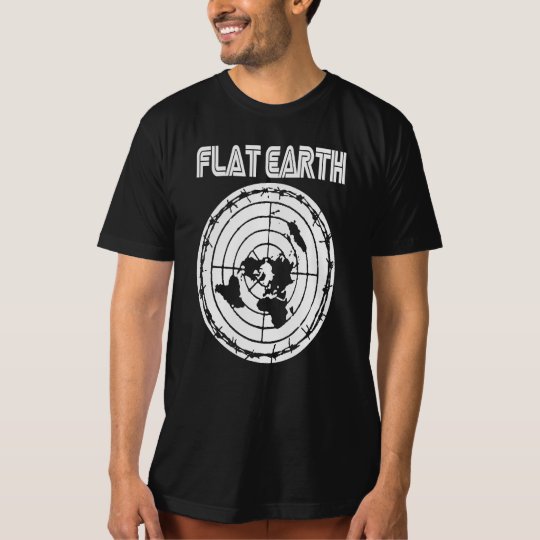 Flat Earth T Shirt | Zazzle.co.uk