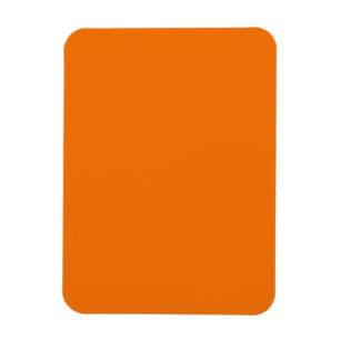Plain Orange Magnets & Fridge Magnets | Zazzle UK