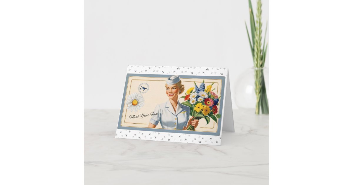 Flight Attendant and Pilot Cards | Zazzle