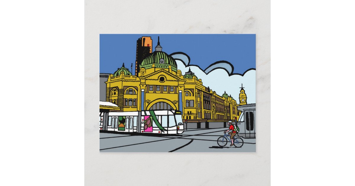 Flinders Street Station Postcard | Zazzle