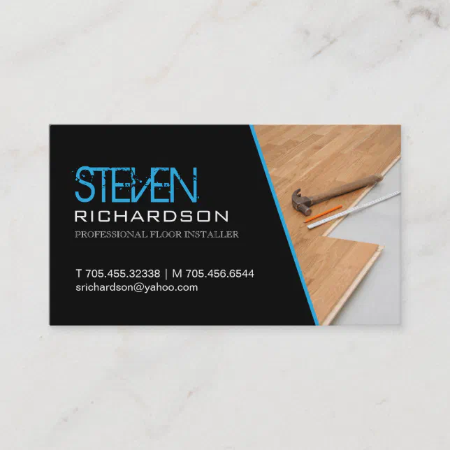 FLOORING BUSINESS CARD | Zazzle