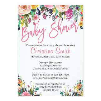 Spring Baby Shower Invitations & Announcements | Zazzle.co.uk