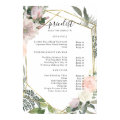 Hair Beauty Salon Beautician Menu Price Poster | Zazzle