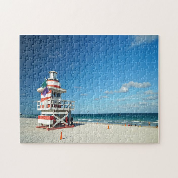 Florida Miami Beach. Jigsaw Puzzle | Zazzle.co.uk