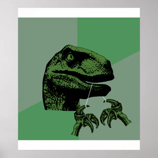 Flossoraptor Philosoraptor Poster | Zazzle
