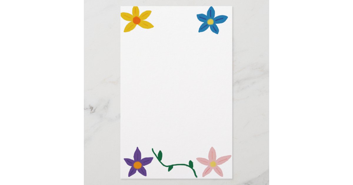 Flower Notepad | Zazzle