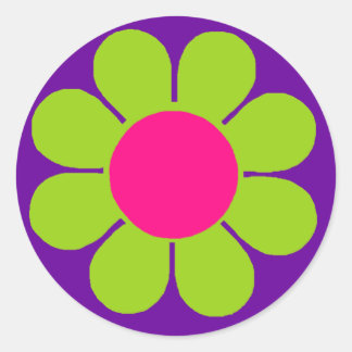 60s Flower Power Stickers and Sticker Transfer Designs - Zazzle UK
