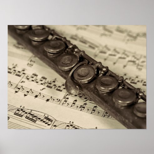 Flute Posters & Prints | Zazzle UK
