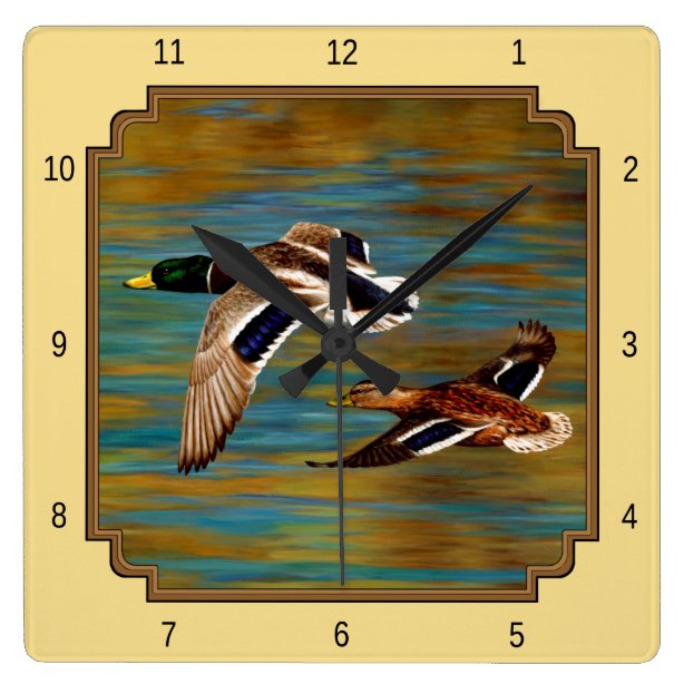 Duck Wall Clocks | Zazzle UK