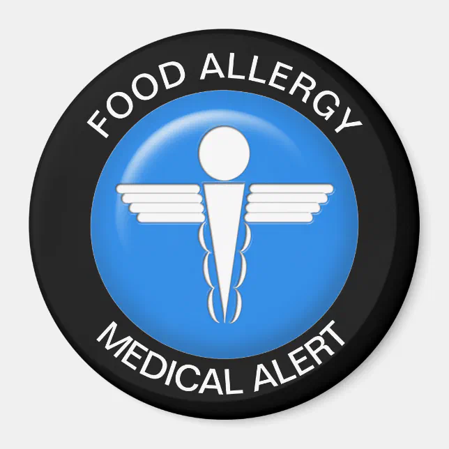 Food Allergy Alert Magnet | Zazzle