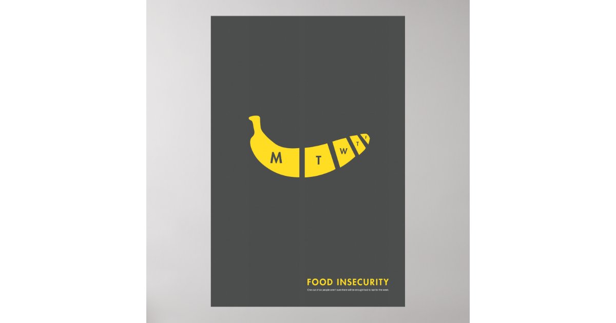 Food Insecurity Poster | Zazzle