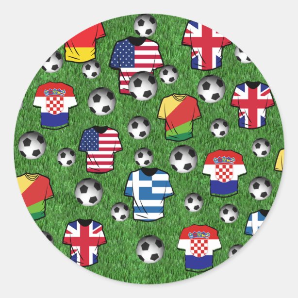Football Stickers & Labels | Zazzle UK