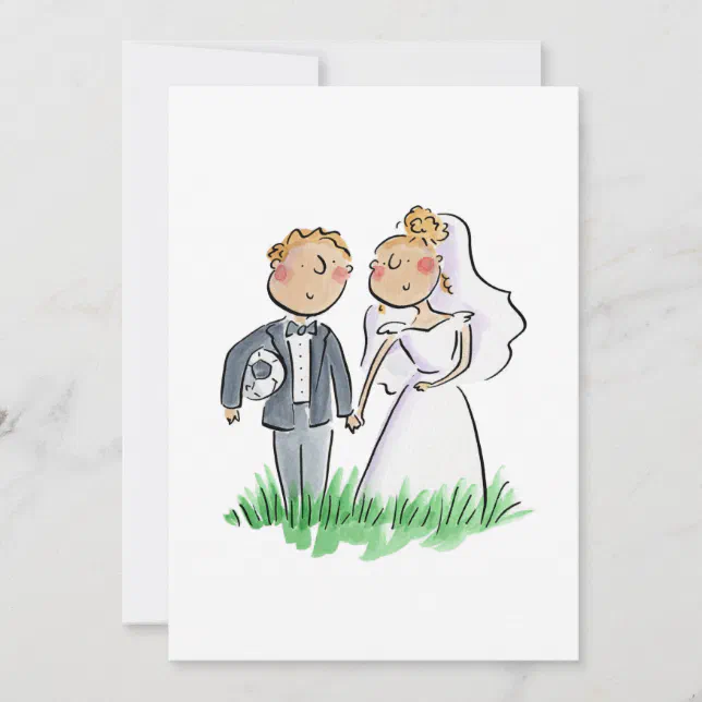 Football Wedding Invitation | Zazzle