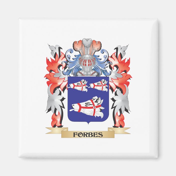 Forbes Coat of Arms - Family Crest Magnet | Zazzle.co.uk