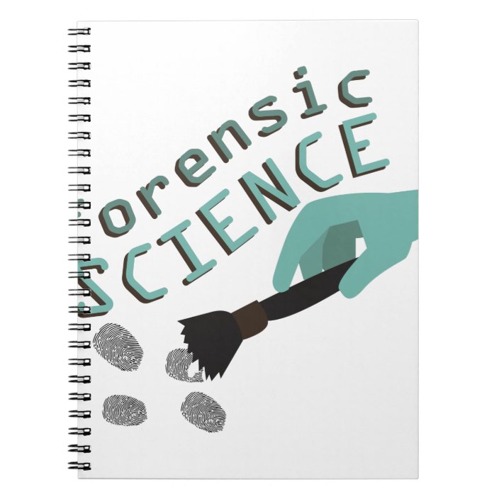 Forensic Science Notebook | Zazzle.co.uk