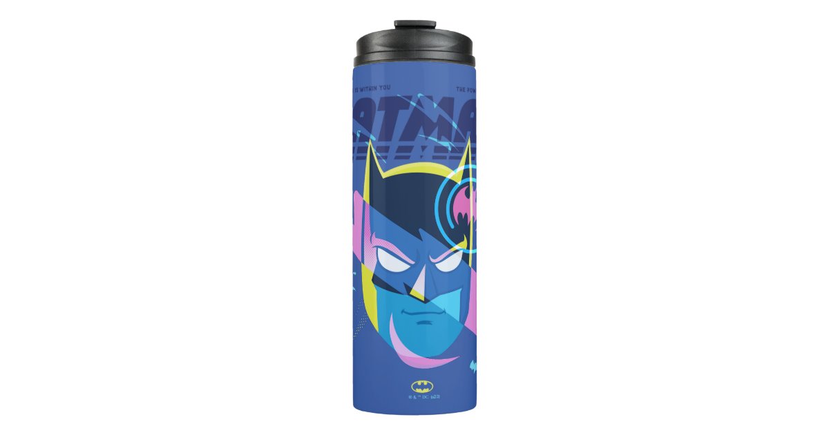 Forever Batman Light Up Head Graphic Thermal Tumbler | Zazzle