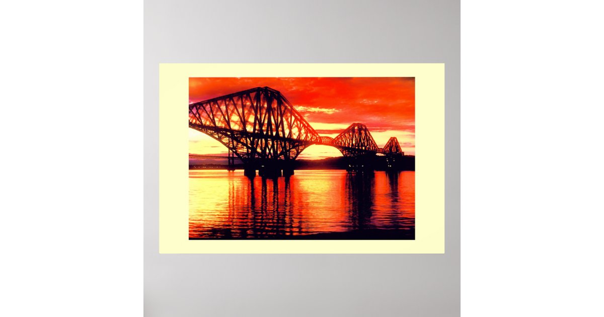 FORTH RAIL BRIDGE POSTER | Zazzle