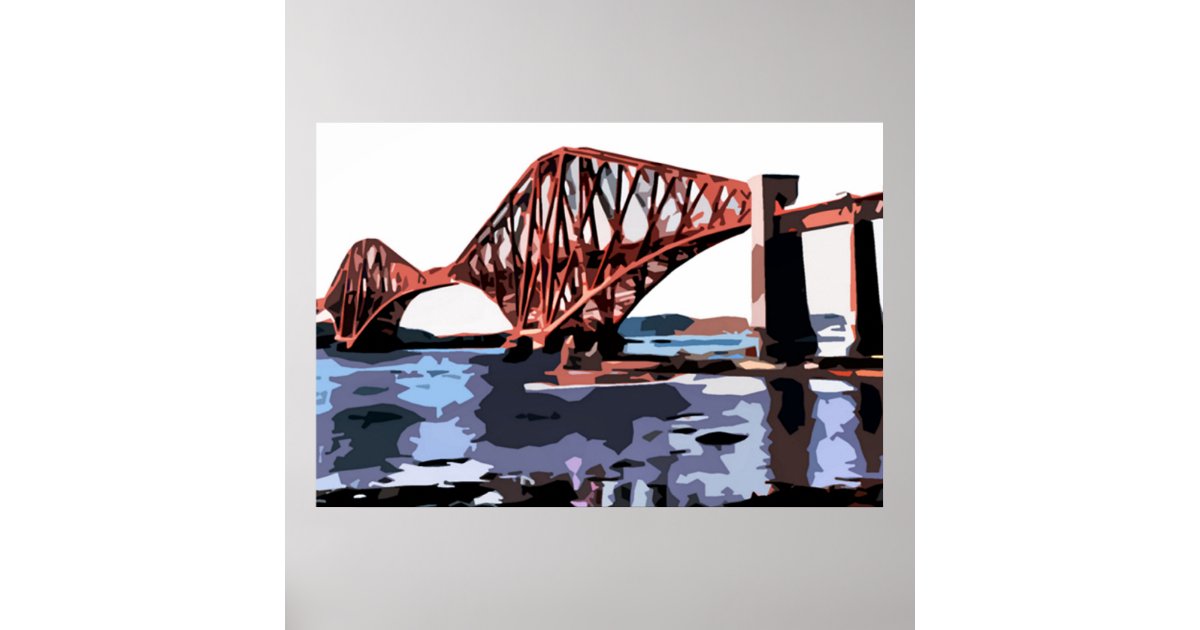 Forth Rail Bridge Poster | Zazzle