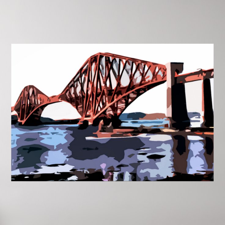 Forth Rail Bridge Poster | Zazzle