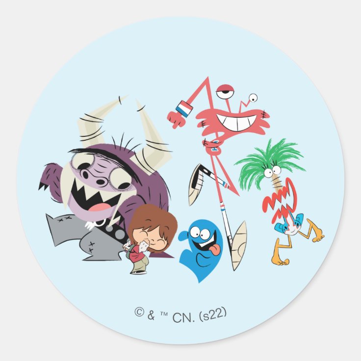 Foster's Home for Imaginary Friends | Dancing Classic Round Sticker ...
